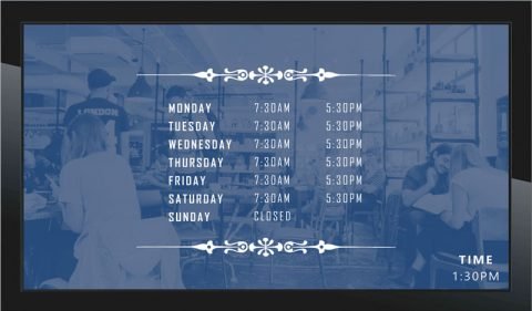 Digital Signage Templates and PowerPoint Templates